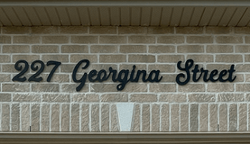 Create a Modern & Custom House Address Sign Today – MyHouseNumber