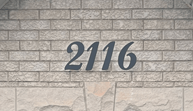 Create a Modern & Custom House Address Sign Today – MyHouseNumber